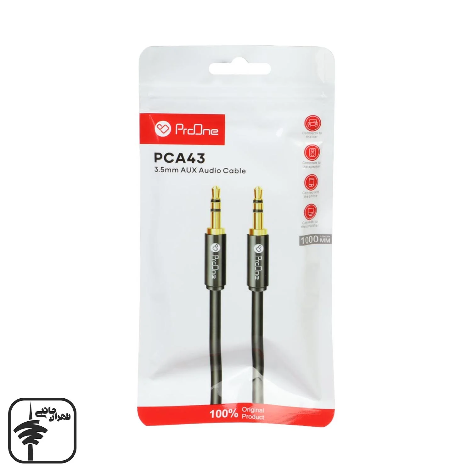 خرید عمده کابل AUX پرووان مدل PCA43 + پخش با قیمت مناسب | تهران جانبی